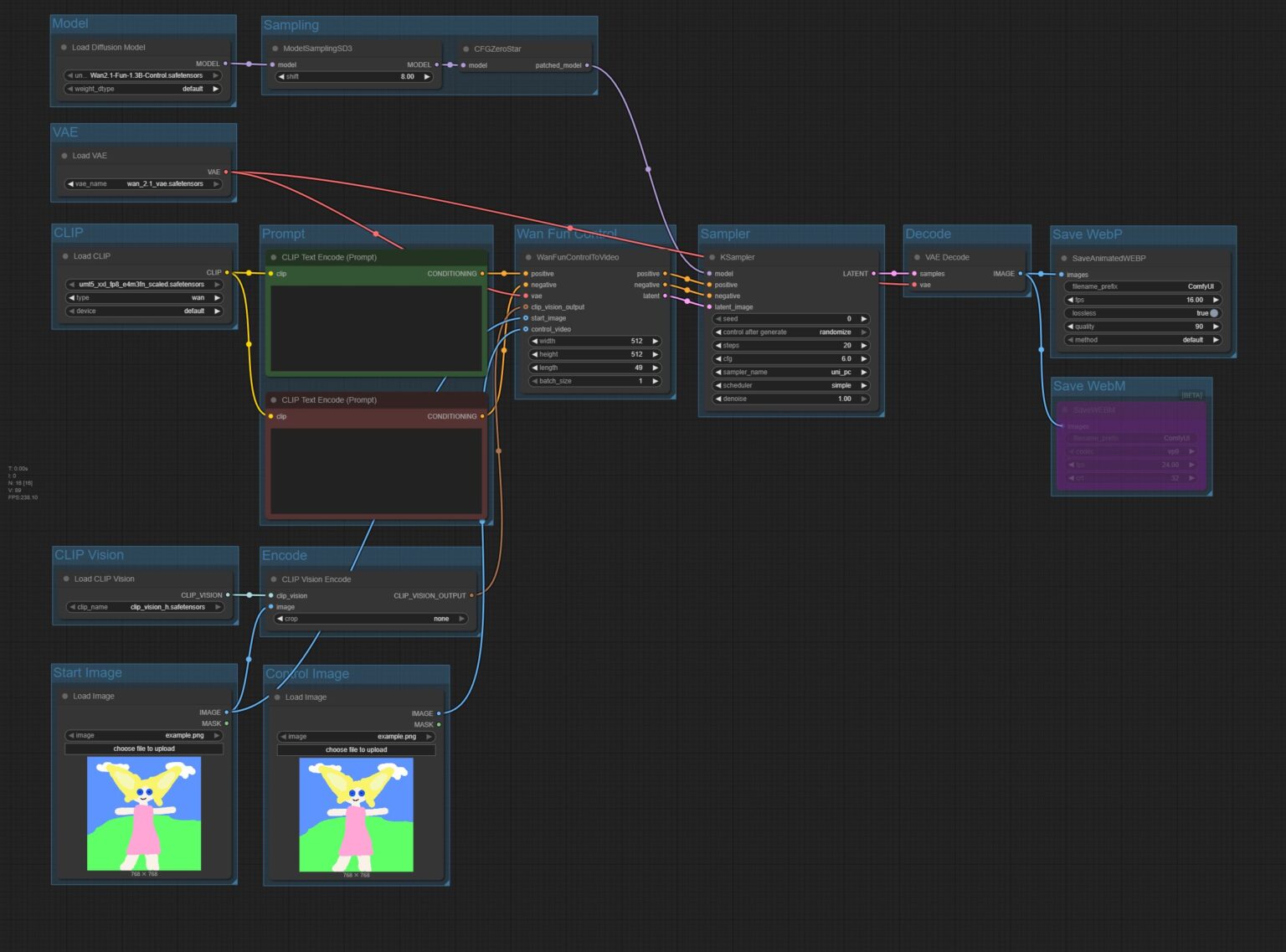 ついにきた！動画生成にControlNetが対応！「Wan2.1 Fun Control」の使い方を徹底解説！すぐに使えるワークフロー付き【ComfyUI】 - ティールブログ
